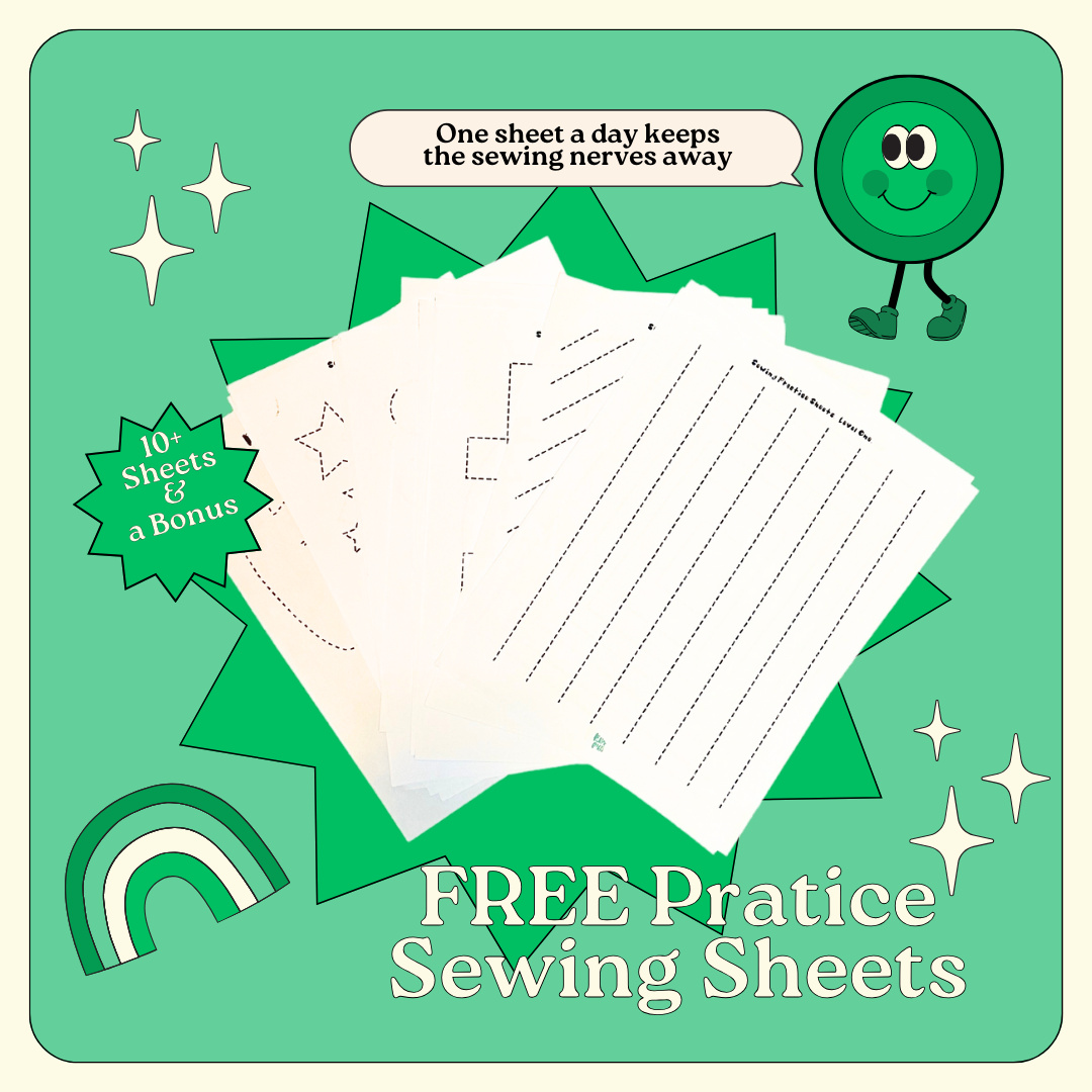 A Guide To Learning How To Sew: FREE Practice Sewing Sheets – Fiibers ...