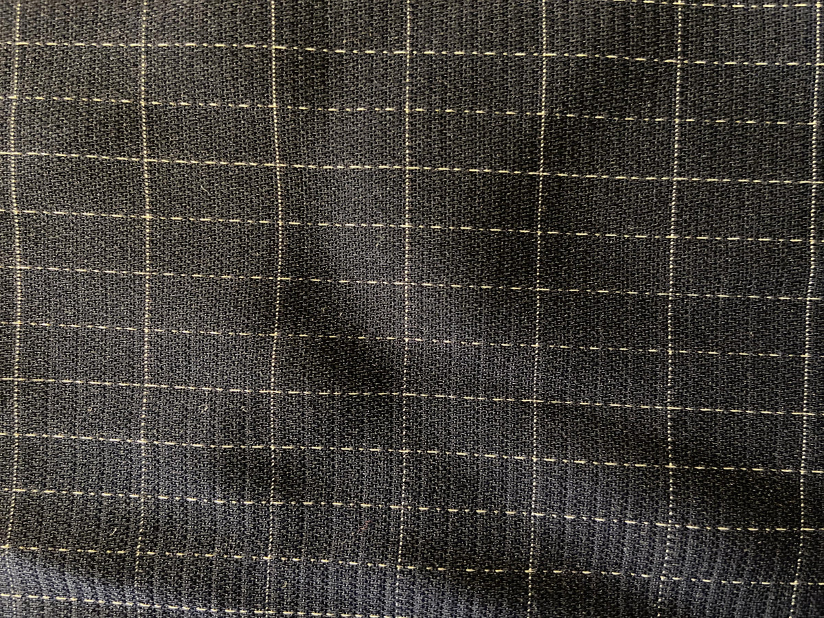Navy Checkboard – Fiibers Fabric